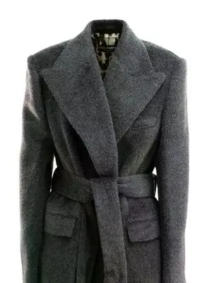 Dolce & Gabbana Belted Brushed Coat