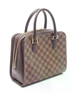 LOUIS VUITTON 2004 Damier Ebene Triana Handbag
