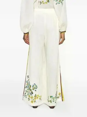 ALEMAIS Phyllis Floral-print Trousers