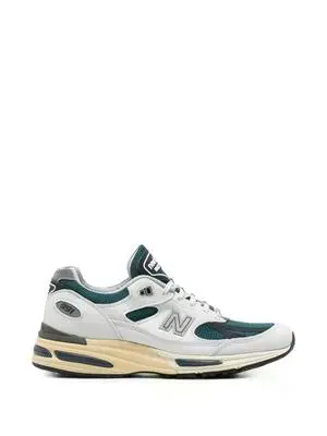 NEW BALANCE 991 Panelled Sneakers - Grey