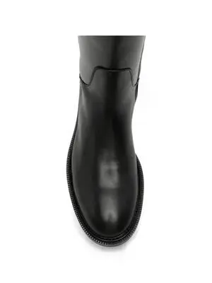 COCCINELLE Logo-plaque Leather Boots