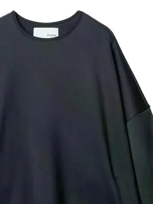YOSHIOKUBO Drop-shoulder Sweatshirt - Black