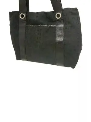 BVLGARI 1990-2010 Logomania Canvas Tote Bag