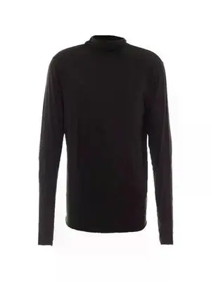 THOM KROM High-neck Sweater With Exposed Seams - Grey