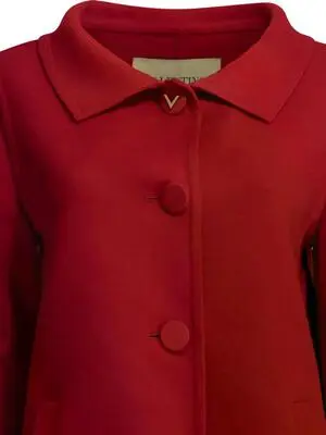 Valentino Garavani Single-breasted Coat - Red