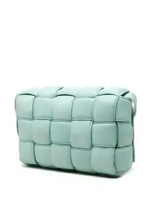 Bottega Veneta 2012-2026 Nappa Intrecciato Padded Cassette Crossbody Bag - Blue