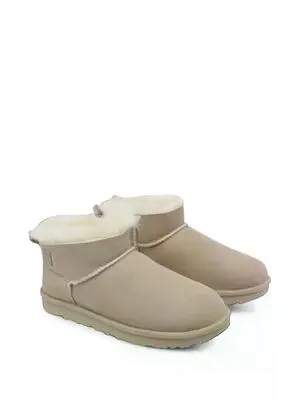 UGG Ultra Mini Bailey Suede Boots - Neutrals