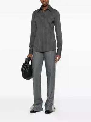 Sportmax Pinstripe Patterned Shirt