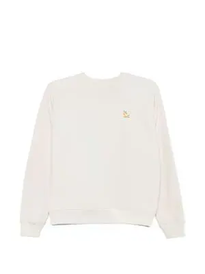 Maison Kitsuné Chillax Fox-patch Sweater - Neutrals