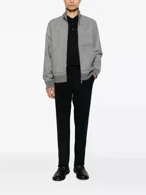 John Smedley Belpert Long-sleeve Polo Sweater