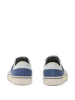 Adidas Samba Logo-patch Sneakers - Blue