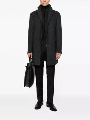 Corneliani Tailored Pressed-crease Trousers - Black