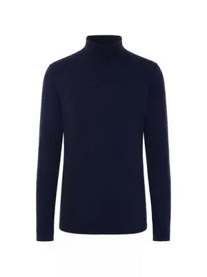 THOM KROM Roll Neck Long Sleeve Sweater - Blue