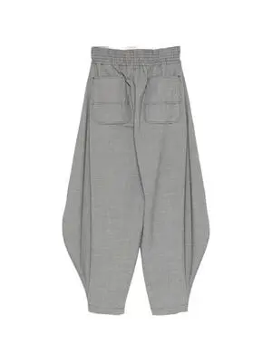 Comme Des Garçons Houndstooth-pattern Balloon Trousers