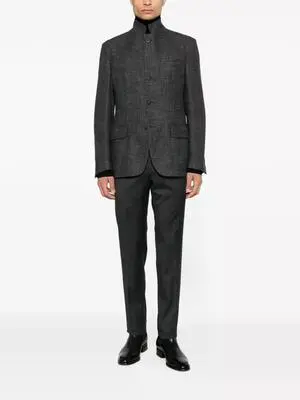 Corneliani High-neck Button-up Jacket