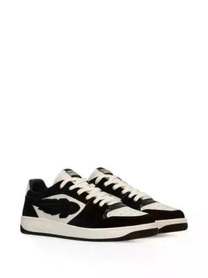 ENTERPRISE JAPAN Egg Rocket Patch-detail Panelled Sneakers - Black