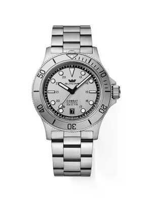 GLYCINE Combat Sub Sport 42mm Watch - Silver