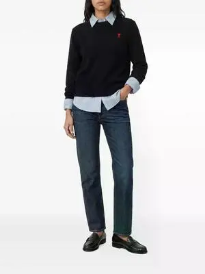 AMI Paris De Coeur Sweater - Black