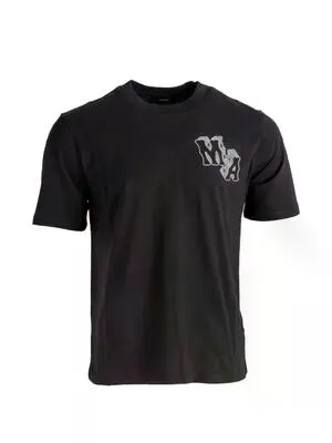 Amiri Crystal-embellished Logo-print T-shirt - Black