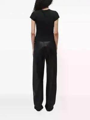 Alexander Wang Cherry Graphic Tee With Contrast Trim