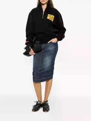 Dsquared2 Patch-detail Quarter-zip Sweatshirt