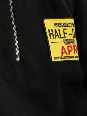Dsquared2 Patch-detail Quarter-zip Sweatshirt