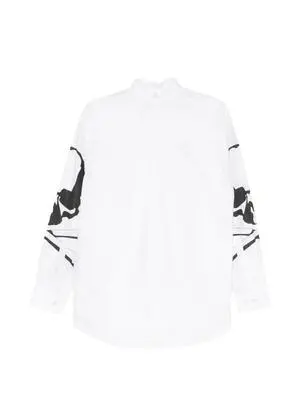 MASTERMIND WORLD Mj Oxford Shirt - White