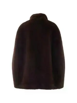 VALENTINI 1972 Faux-fur Funnel-neck Jacket