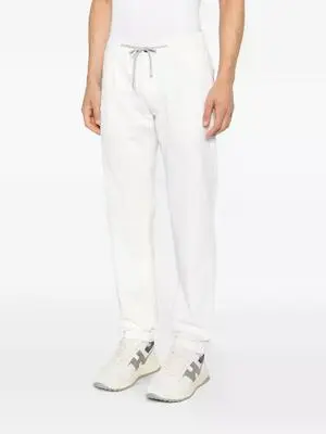 Eleventy Drawstring Pleated Trousers - White