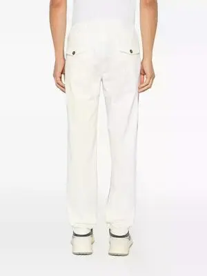 Eleventy Drawstring Pleated Trousers - White