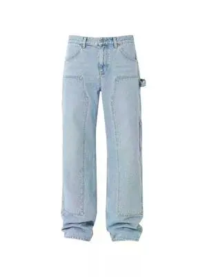 Hugo Carpenter-style Panelled Jeans - Blue