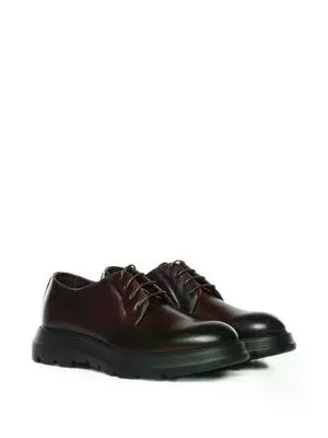 GIULIANO GALIANO Castro Polished Leather Derby Shoes