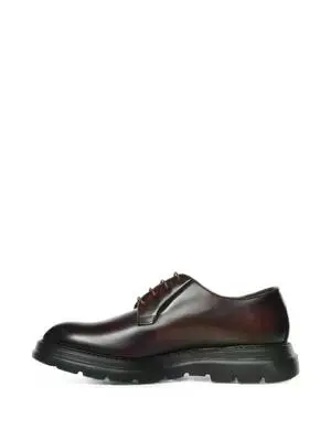 GIULIANO GALIANO Castro Polished Leather Derby Shoes
