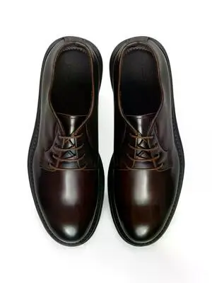 GIULIANO GALIANO Castro Polished Leather Derby Shoes