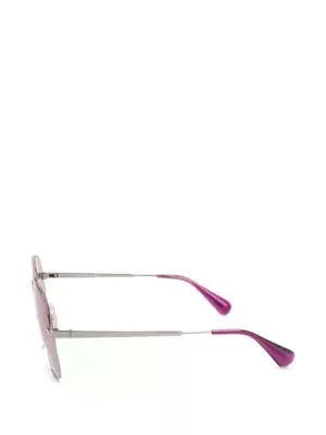 MAX&CO. Pilot-frame Double-bridge Sunglasses