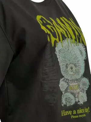 GANNI Bear-print T-shirt