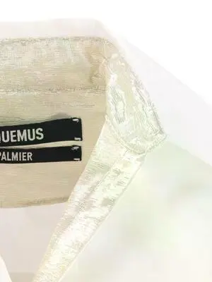 Jacquemus Logo-embroidered Cotton Shirt