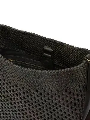 FERRAGAMO Woven Leather Shoulder Bag