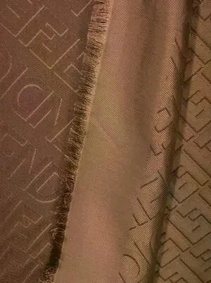 Fendi Logo-print Virgin-wool Scarf
