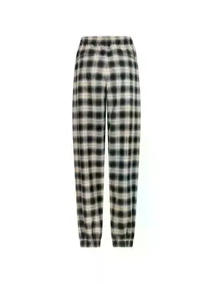 Attico Check-print Track Pants