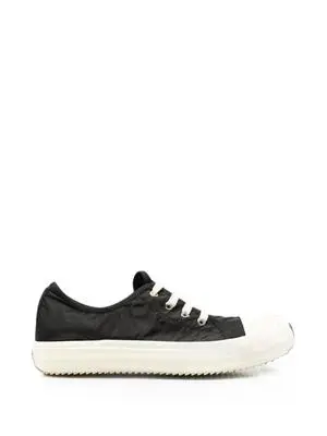 Rick Owens Round-toe Low-top Sneakers - Black