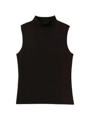 TWINSET High-neck Sleeveless Top - Black