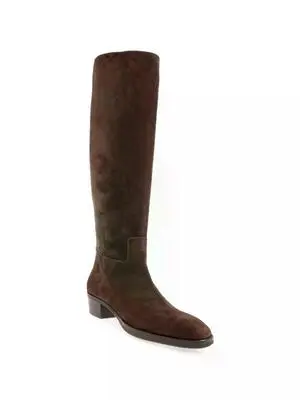 JIMMY CHOO Mave Suede Boots - Brown