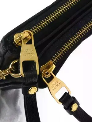 LOUIS VUITTON 2010-2020s Monogram Double Zip Pochette Clutch Bag