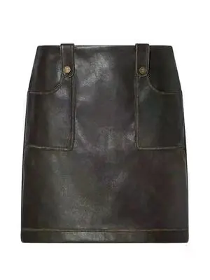 Liu Jo LIU JO Coated Skirt Brown