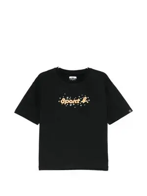 AGNES B. Logo-print T-shirt - Black