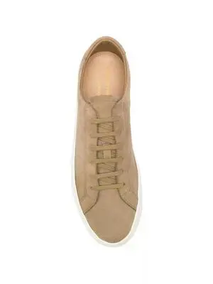 COMMON PROJECTS Common Projects Nubuck Leather Lace-Up Sneakers Brown