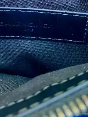 Balenciaga 2000s Embossed Clutch Bag