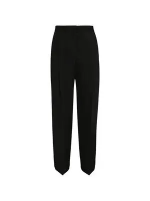 JIL SANDER Pleated Trousers - Black