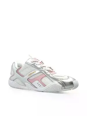 Versace Galaxia Metallic Sneakers - White